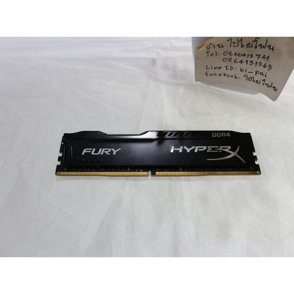 RAM Hyper-X Fury DDR4 8GB Bus 2400MHz มือสอง สภาพดี ราคาถูก | Shopee ...