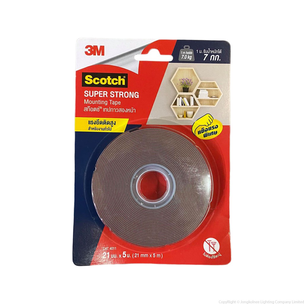 3M SCOTCH เทปกาวสองหน้า แรงยึดติดสูง สำหรับงานภายนอกอาคาร 3M CAT 414 ...