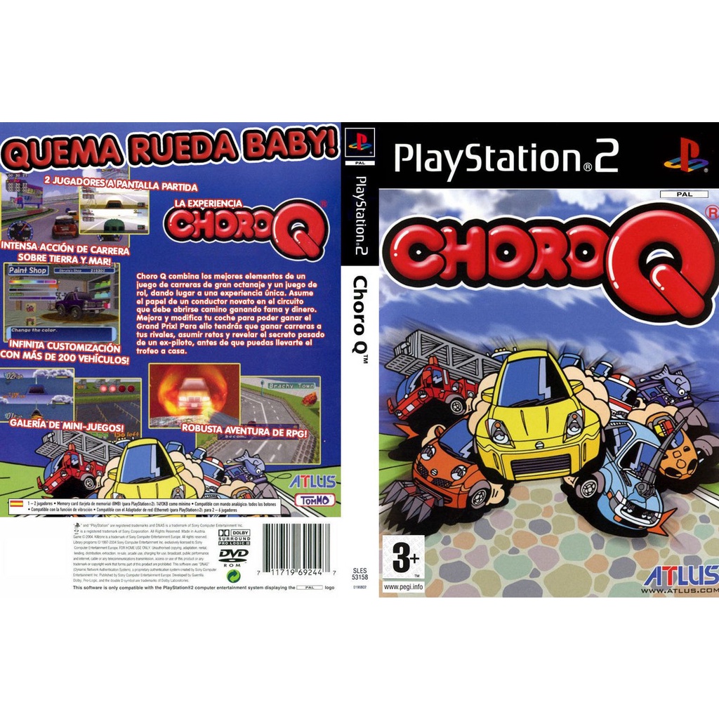แผ่นเกมส์ PS2 Choro Q คุณภาพ ส่งไว (DVD) | Shopee Thailand