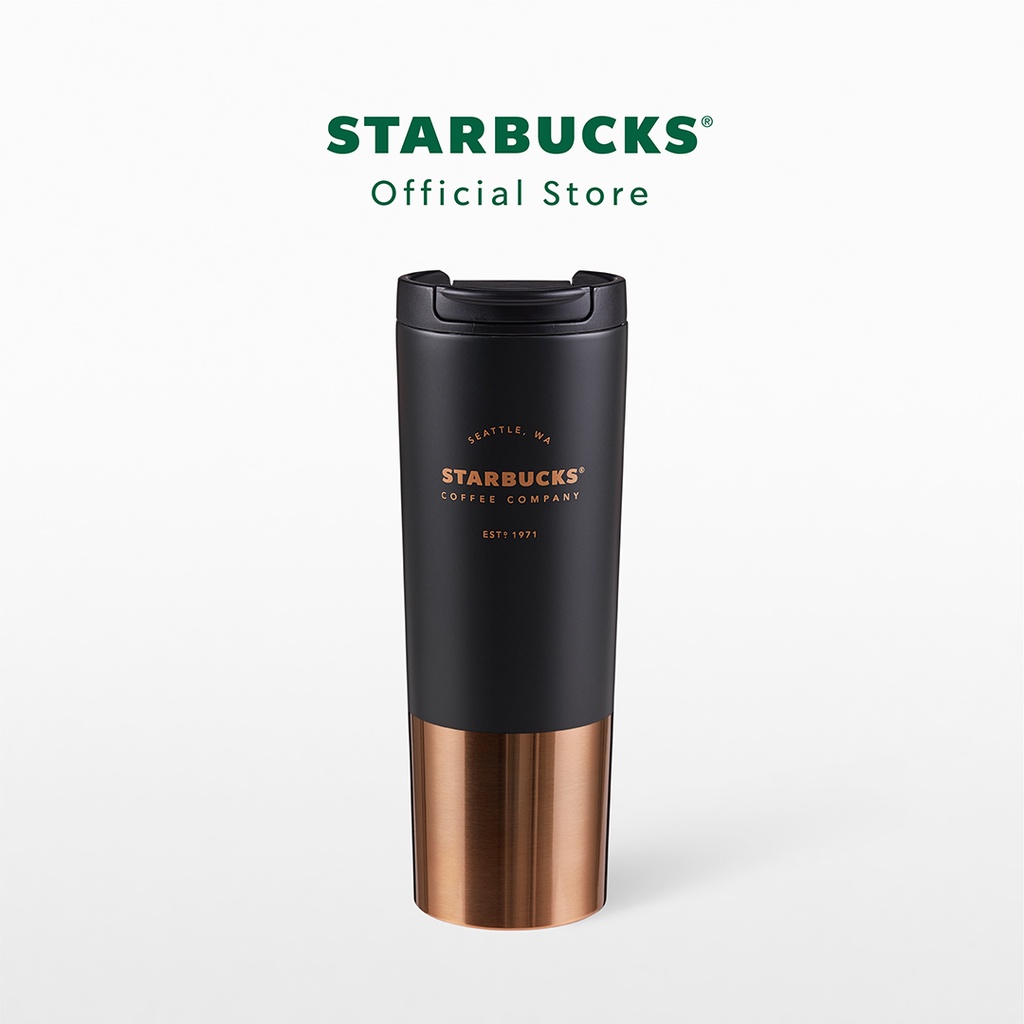 Starbucks Stainless Steel Black Copper Tumbler 16oz. ทัมเบลอร์สตาร์บัคส์สแตนเลสสตีล ขนาด 16ออนซ์ ...