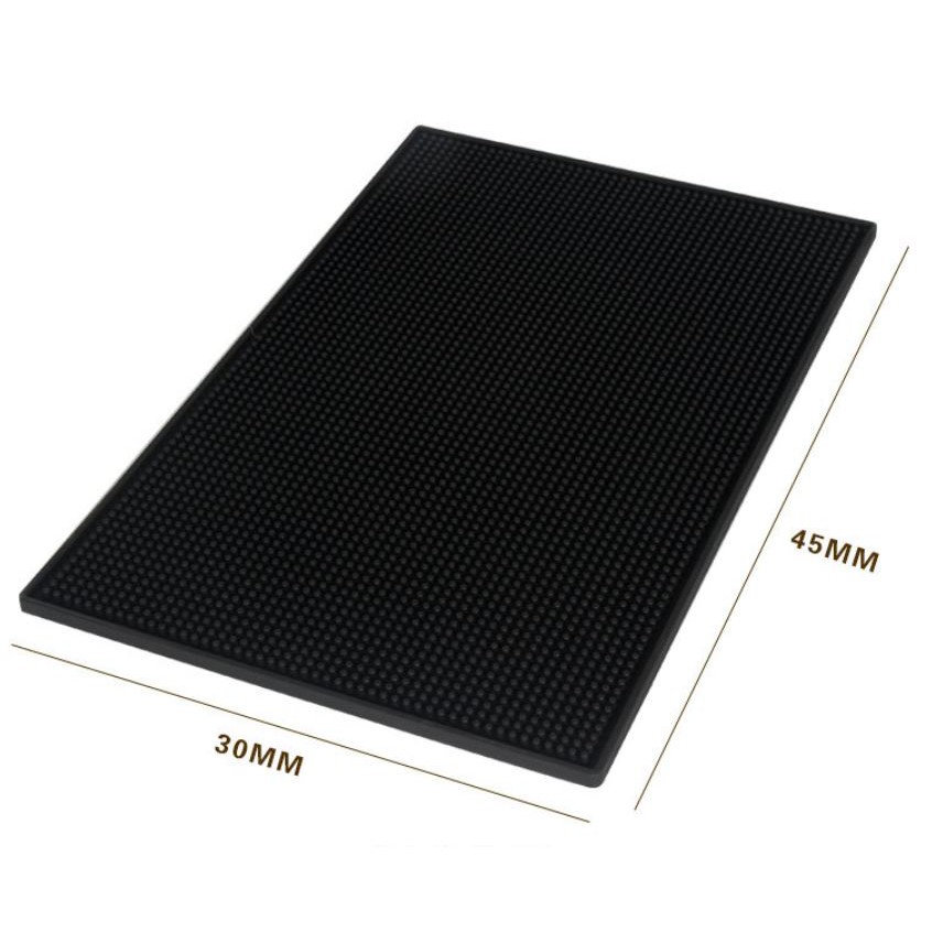 ยางรองบาร์ ยางบาร์น้ำ BAR MAT แผ่นยางบาร์ แผ่นยางกันลื่น สีดำ ขนาด ...