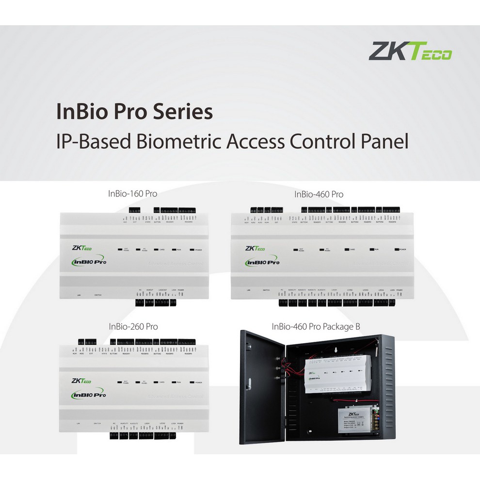 ZKTeco inBio Pro Wiegand Controller บอร์ดวีแกนรองรับทั้งบัตรและ ...