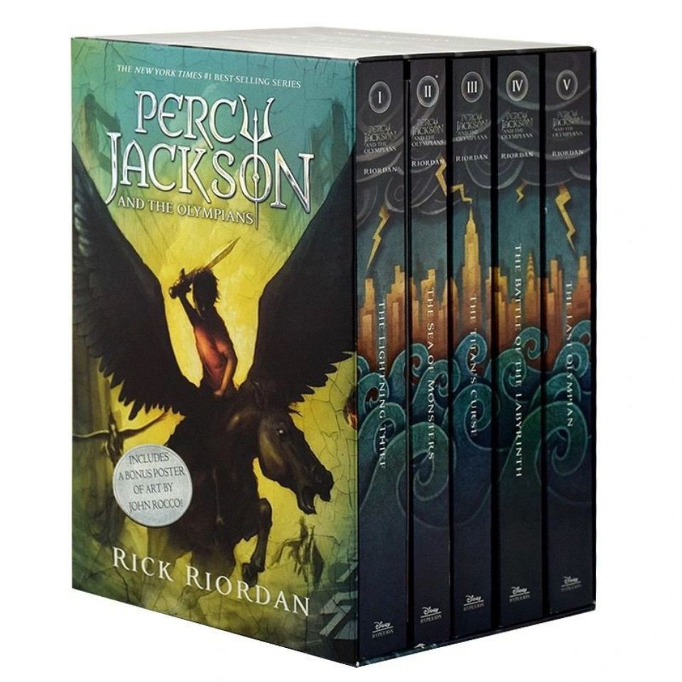 A Book* Percy Jackson Boxed 5 books set Rick Riordan English books ...