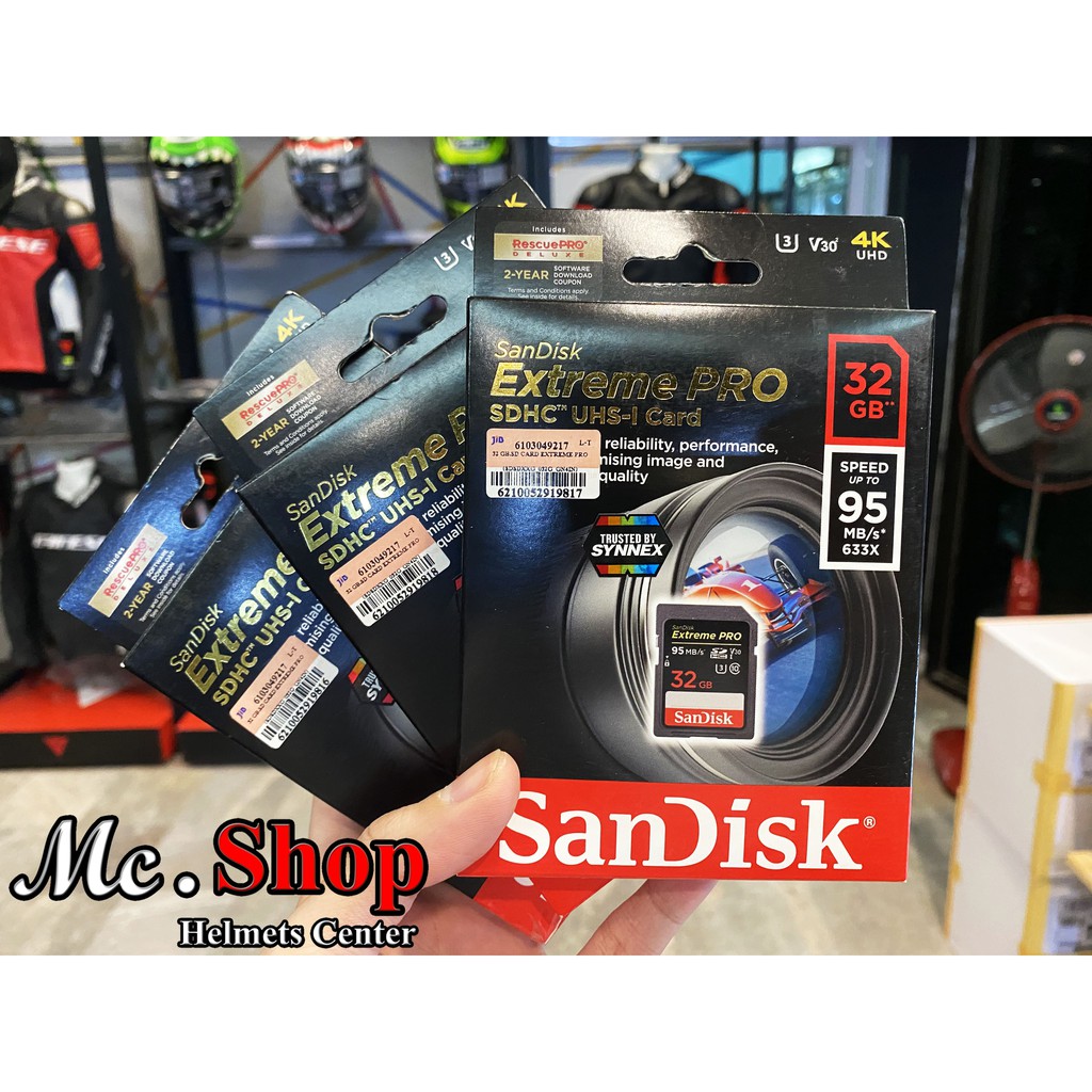 SanDisk Extreme Pro SD Card Memory Card ขนาด 32GB ความเร็ว อ่าน 95MB/s ...