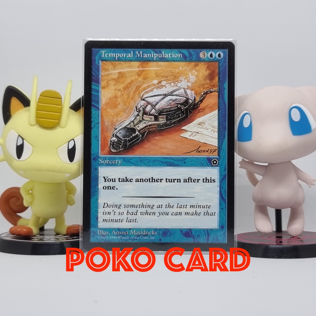 Temporal Manipulation สภาพ EX การ์ด Magic The Gathering ของแท้ จากชุด ...