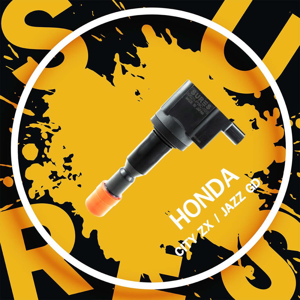 คอยล์ HONDA JAZZ GD VTEC / CITY ZX / L15A - SCH-003 SURES MADE IN JAPAN ...