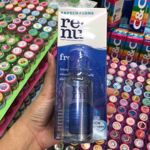 Renu น้ำยาคอนแทกเลนส์ใหญ่ 355mlใช้สำหรับล้างเลนส์ แช่เลนส์ ขนาด 355ml ...