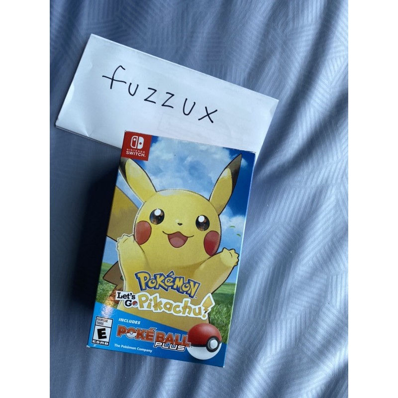 NSW Nintendo Switch LET'S GO PIKACHU + POKEBALL PLUS มือ1 | Shopee Thailand