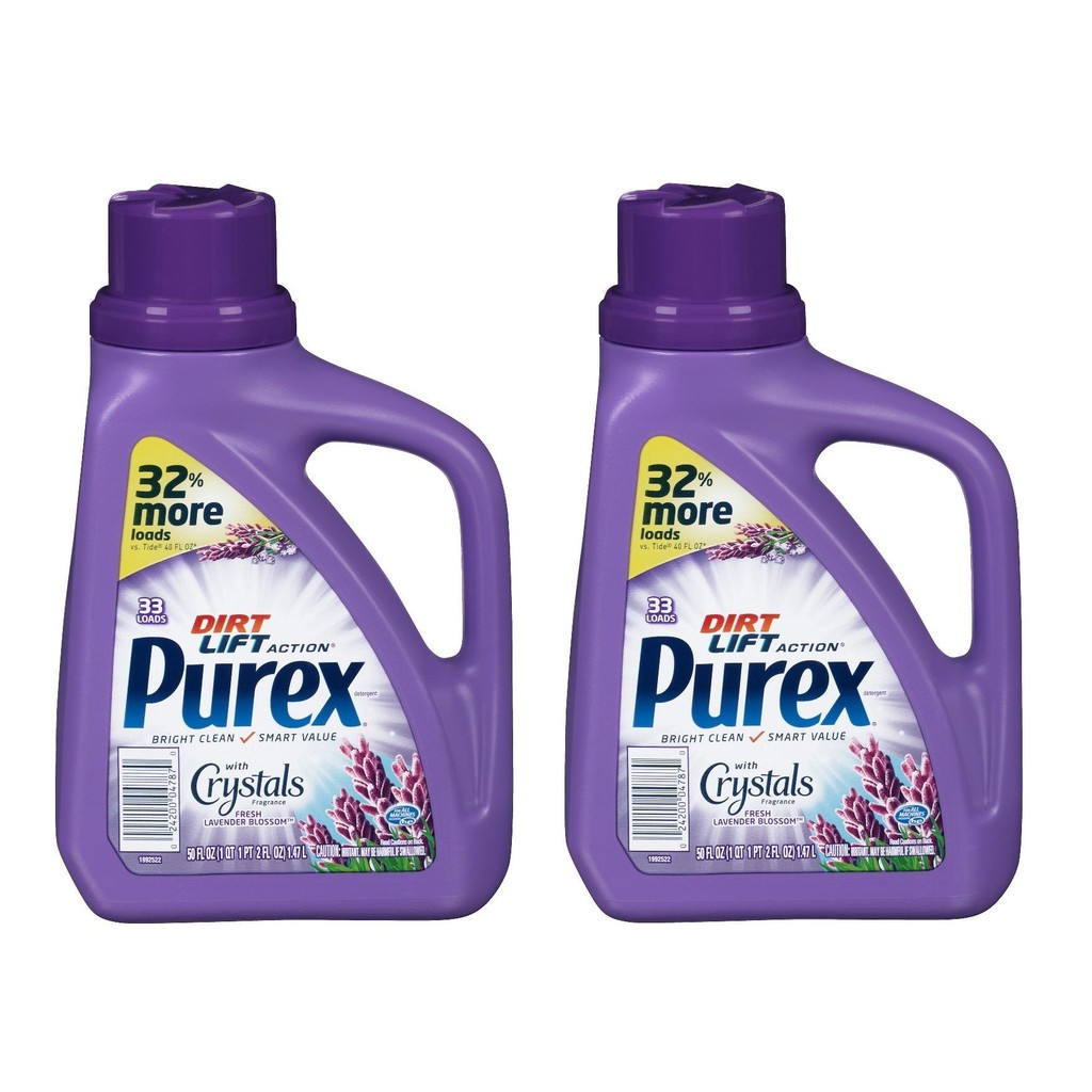 พูแรกซ์ น้ำยาซักผ้า กลิ่นลาเวนเดอร์ 1.47 ลิตร Purex 2 ขวด | Shopee Thailand