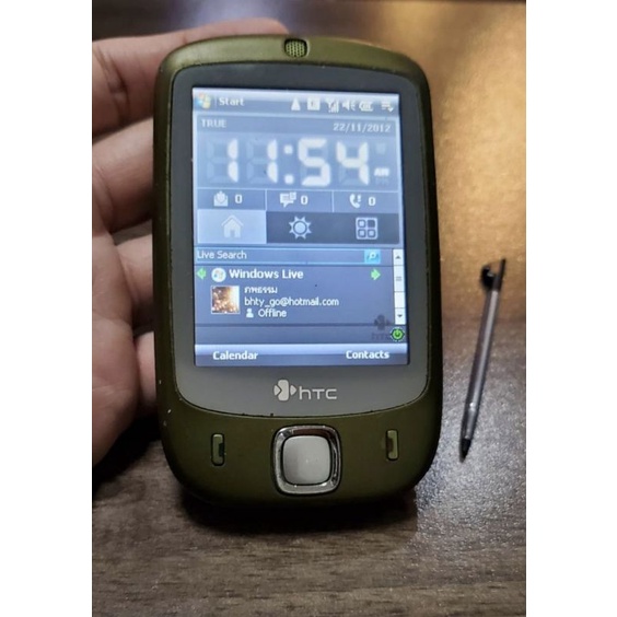 HTC Touch สีเขียว (WindowsMobile) Pocket PC มีปากกาไม่ตรงรุ่น เปิดติด ...