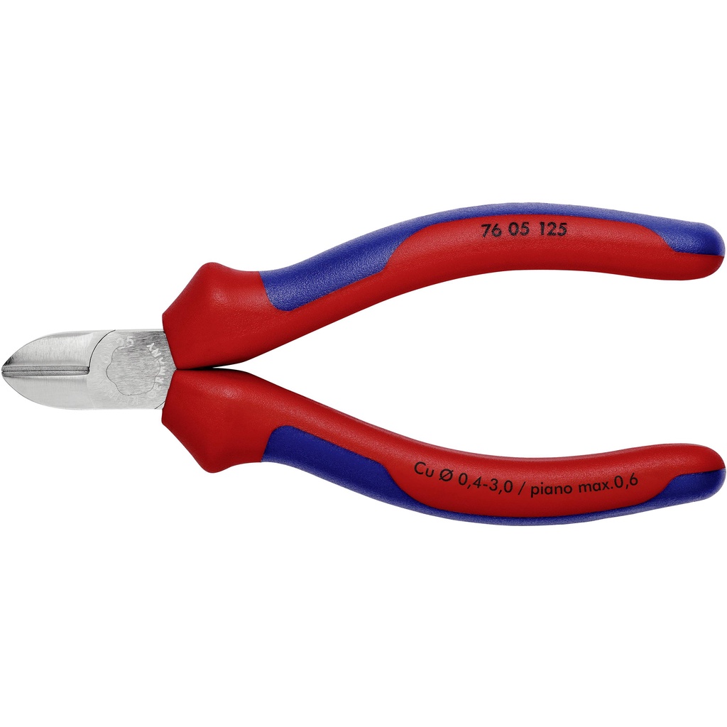 คีมตัด KNIPEX NO.76 05 125 Diagonal Cutters ขนาด (125mm.) [ Factory ...