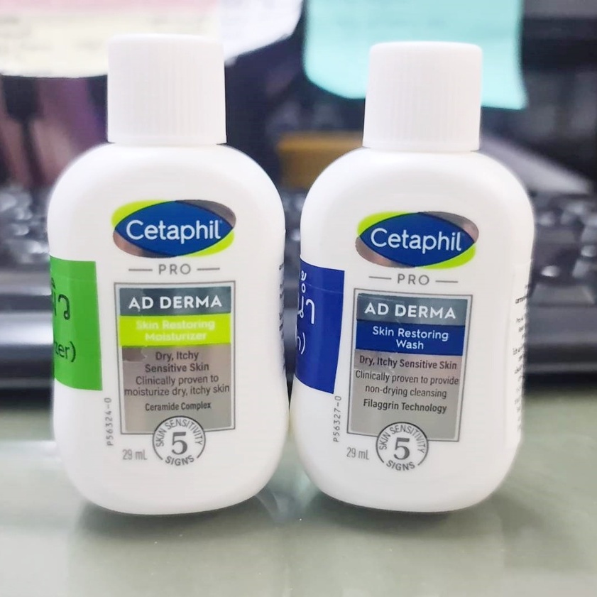 🔥ถูกมาก🔥 CETAPHIL PRO AD (RESTORADERM) WASH / MOISTURIZER 29 mL ...
