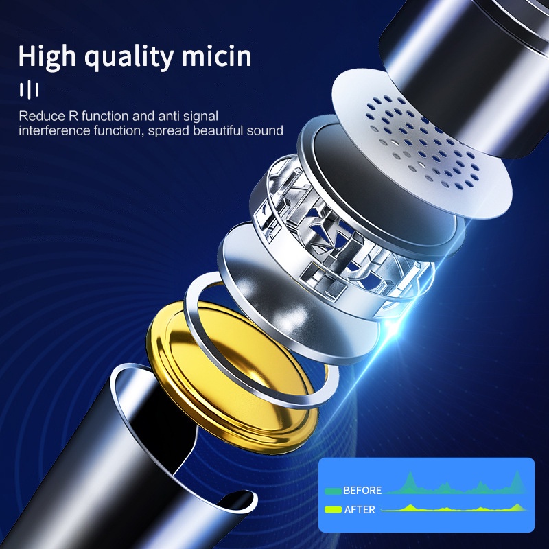 360° adjustable Computer microphone freely Studio Speech Microphone ...