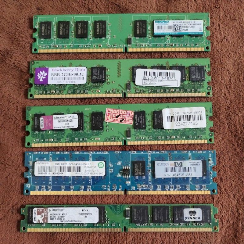 Ram DDR2 2Gb/800 คละยี่ห้อ | Shopee Thailand