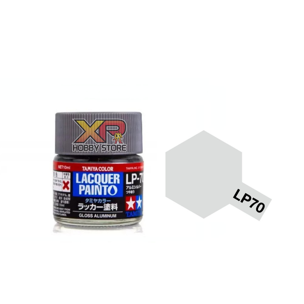 Tamiya Lacquer Paint LP-70 Gloss Aluminum | Shopee Thailand