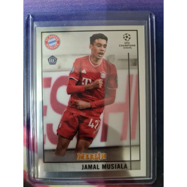 2020-21 Topps Merlin Chrome Jamal Musiala Base Card | Shopee Thailand
