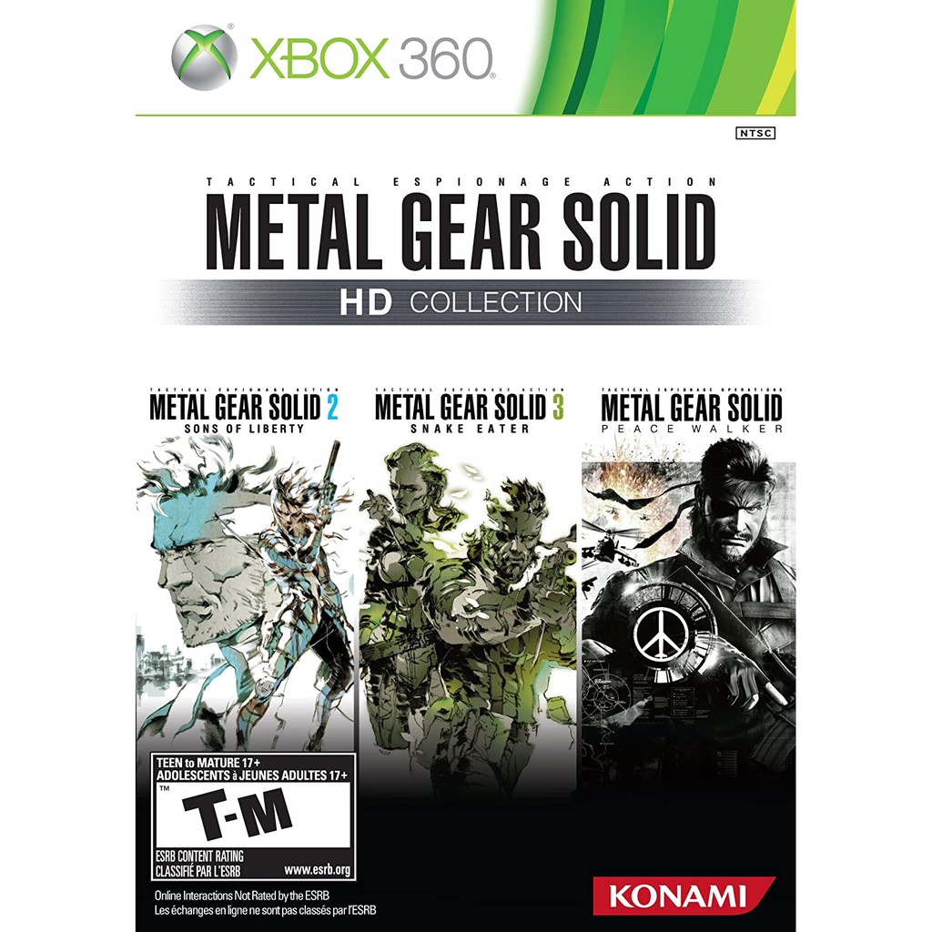 แผ่น XBOX 360 : Metal Gear Solid HD Collection (มี 2แผ่น) ใช้กับเครื่อง ...