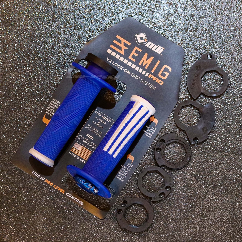 ปลอกแฮนด์ ODI Grips EMIG PRO V2 Lock-On (ของแท้) ใส่ CRF250/300, KLX110/140G/230/250/300 ...