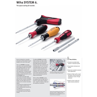 Wiha SYSTEM 6 281 T11 ชุดไขควง ปรับความยาวได้ 20หัว แบน แฉก PH PZ TORX ...