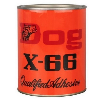 DOG X-66 กาวยางอเนกประสงค์ ตราหมา 500 กรัม (1/4 กล.) กาวสำหรับติดฉนวน ...