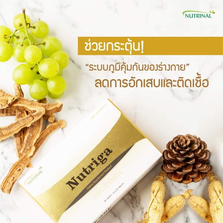 Nutriga นูทริก้า อาหารเสริมภูมิ คุ้ม กัน | Shopee Thailand