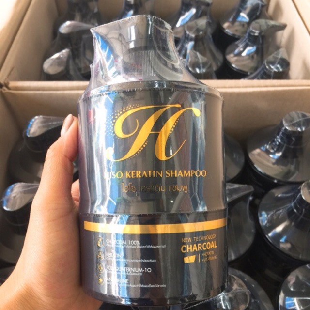แชมพูHISO Keratin ไฮโซ /หมักไฮโซ/เซรั่มไฮโซ | Shopee Thailand