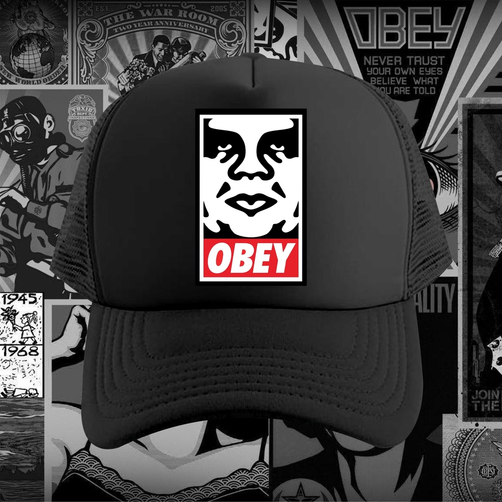 หมวก Trucker Obey Net Hat Shopee Thailand 