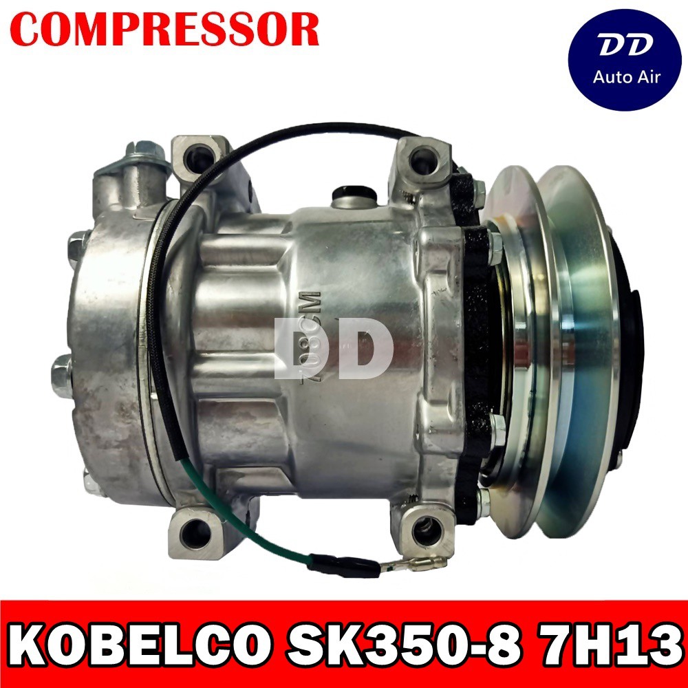COMPRESSOR KOBELCO SK 350-8 คอมเพลสเซอร์แอร์รถยนต์ | Shopee Thailand