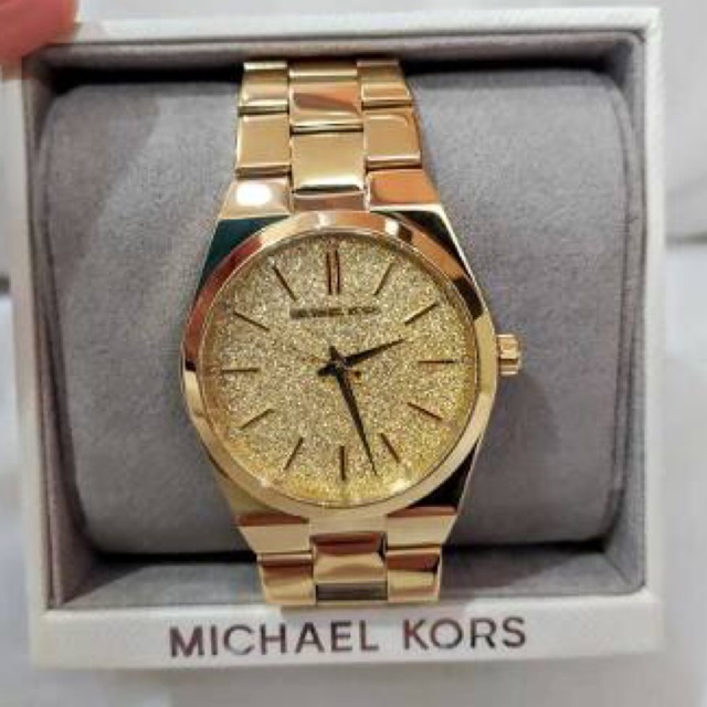MK6623 Yellow Gold Steel 316 L Woman Watch | Shopee Thailand