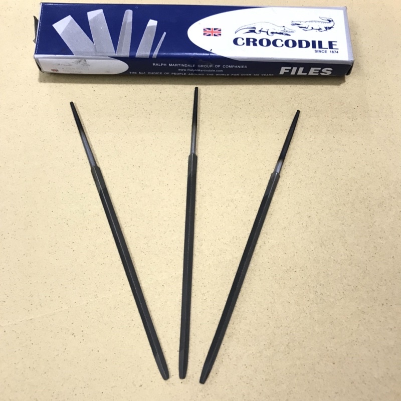 CROCODILE RALPH MARTINDALE FILES ตะไบสามเหลี่ยม 4 นิ้ว ผอมพิเศษ ตรา ...