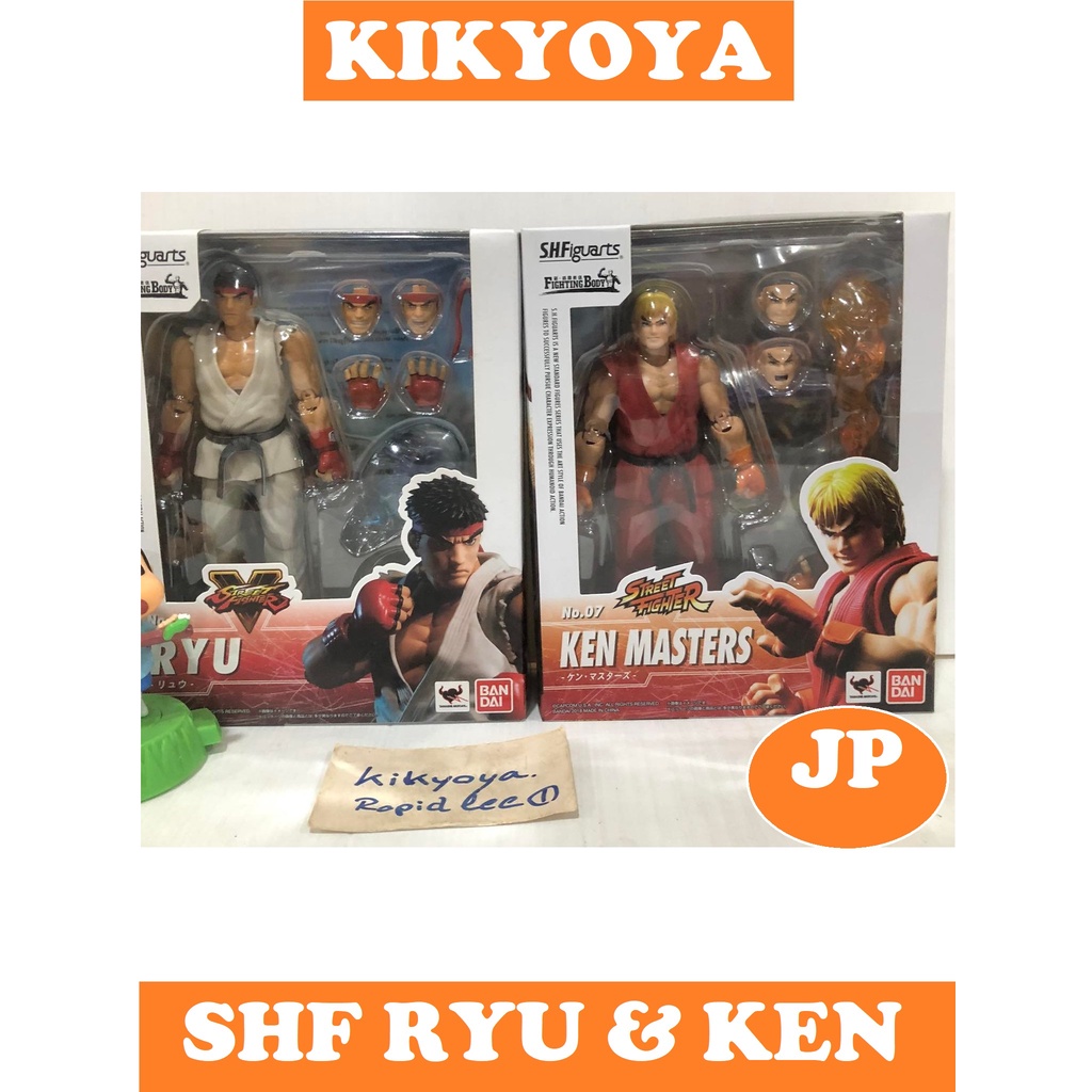S.H. Figuarts - Ryu + Ken "Street Fighter" SHF LOT JP HK | Shopee Thailand