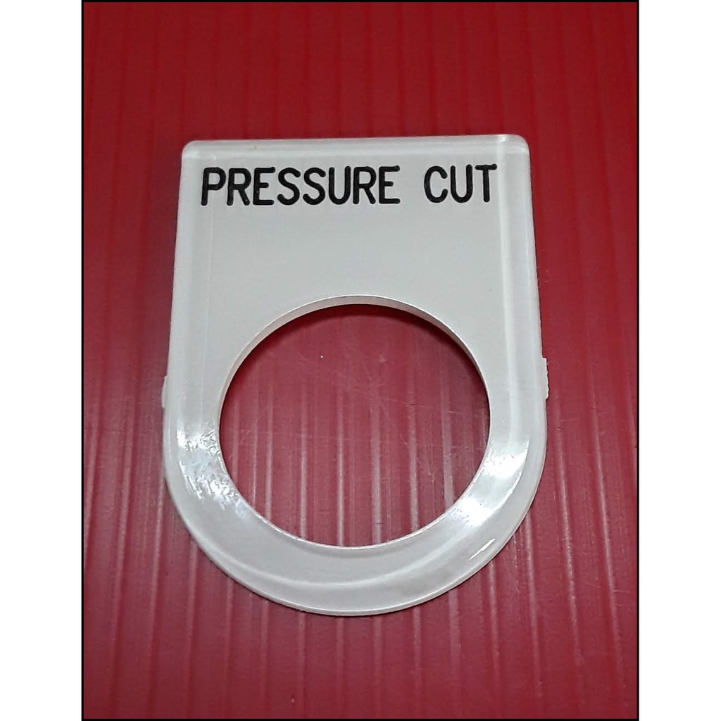 ป้ายเนมเพลท ตู้คอนโทรล (Pressure Cut) (แพ็ค 5) | Shopee Thailand