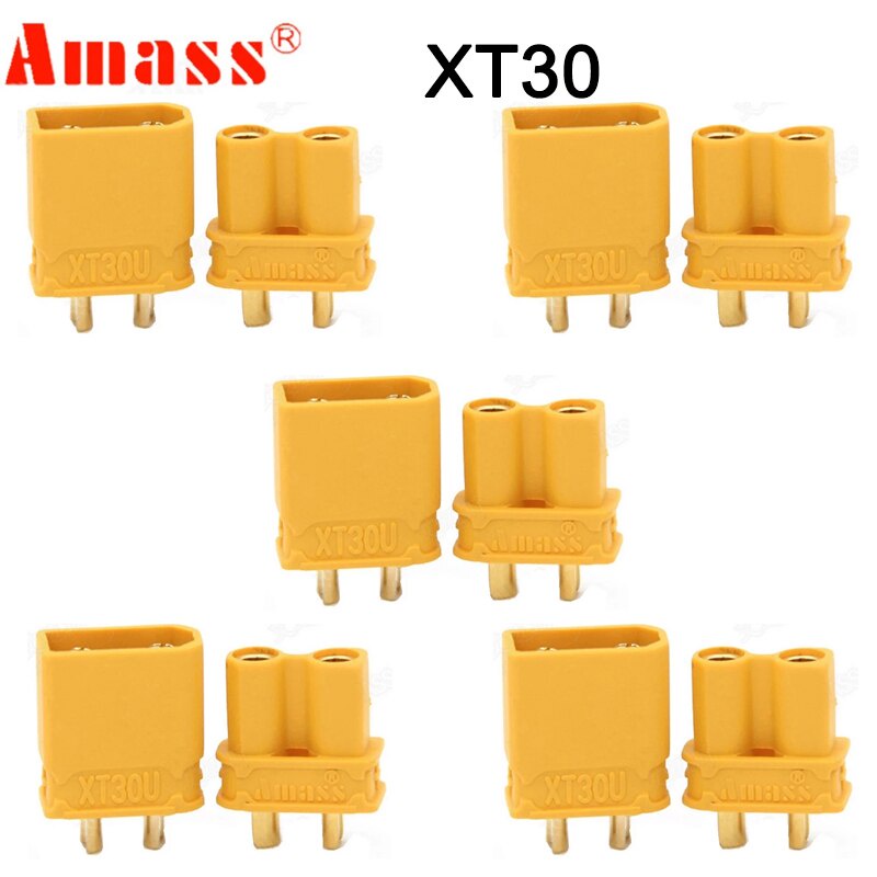 ปลั๊กเชื่อมต่อ Amass XT90S XT90 XT60 XT60H XT30 MR30 MR60 MT30 MT60 XT60I XT60W XT60PW XT30PW T ...
