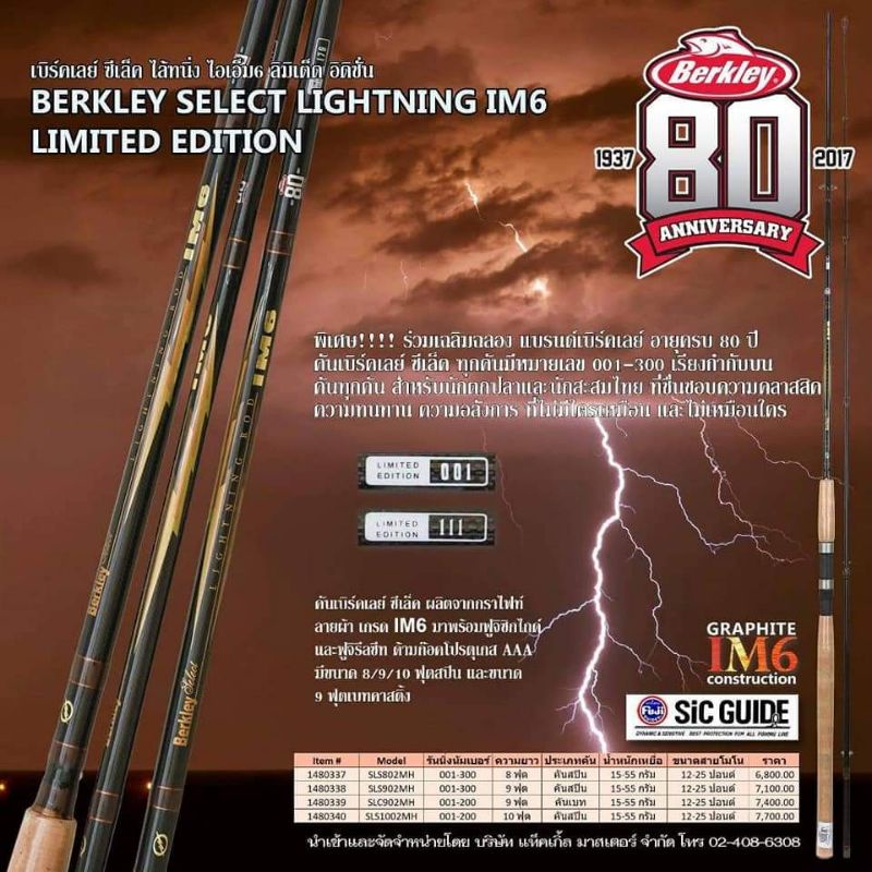 คนัเบิร์ดเลย์ ขีเลิค ไลท้นี้ง ไอเอ็ม 6 ลิมิเต็ด อิดิชั่น ครบรอบ 80 ปี ...