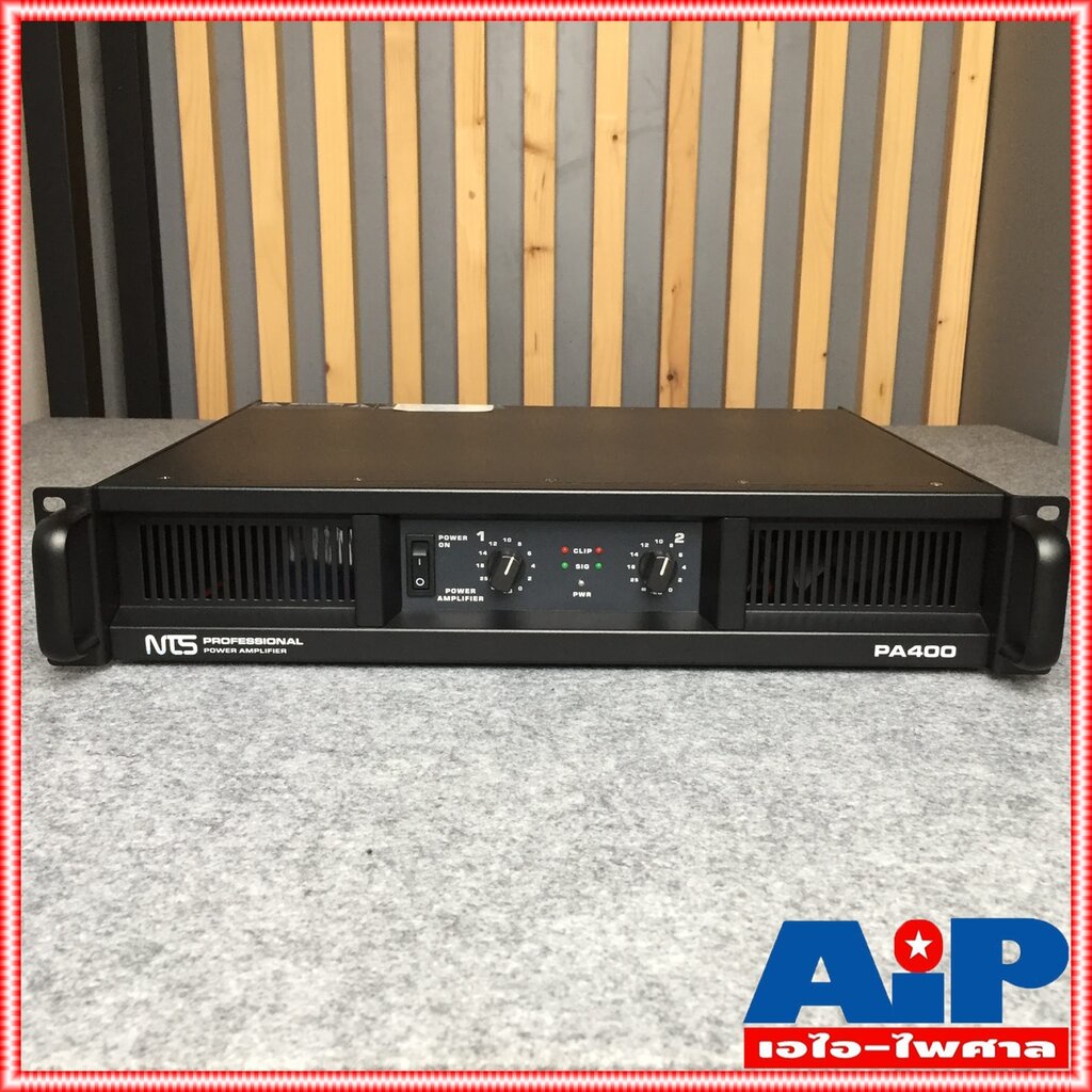NTS pa400 poweramp เพาเวอร์แอมป์ AMP แอมป์ เครื่องเสียง แอมป์ขยายเสียง ...
