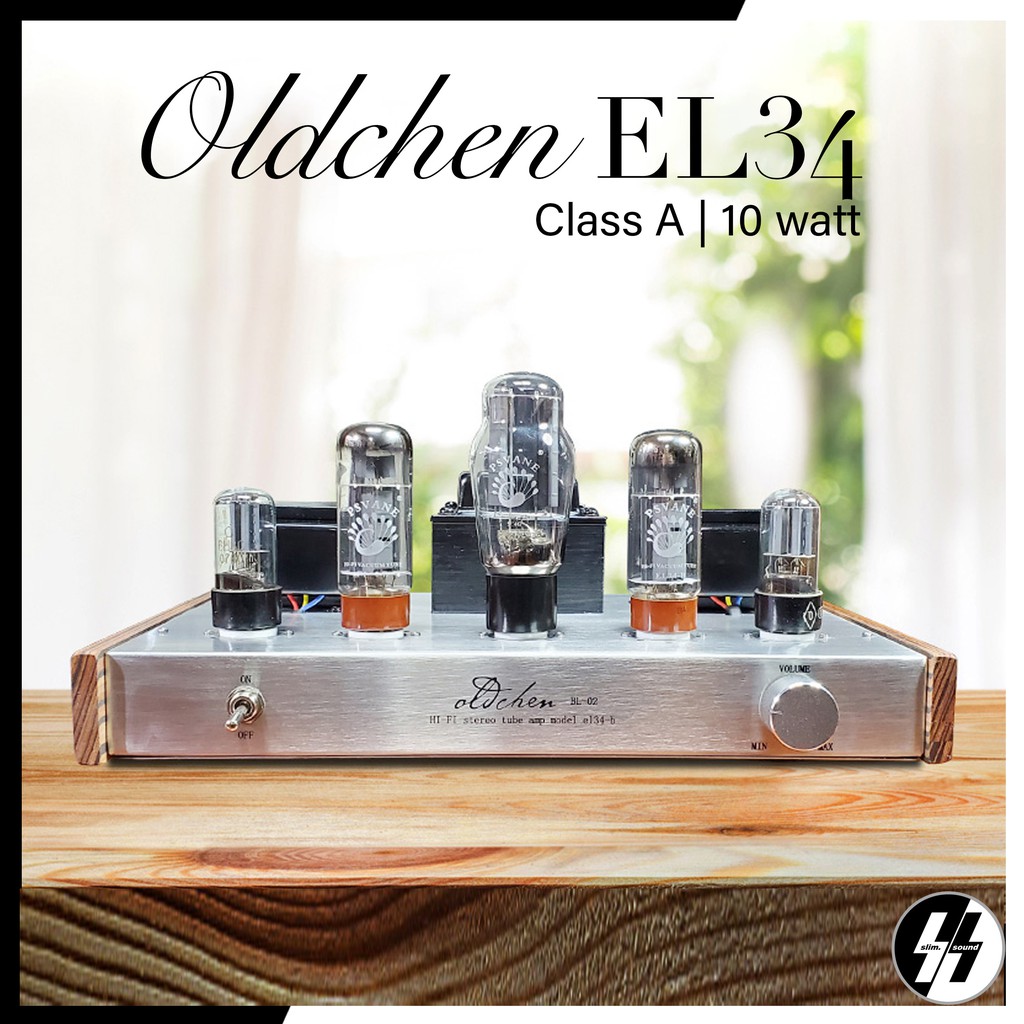 (No Warranty - ไม่รับประกันสินค้า) แอมป์หลอด | Oldchen - EL34 Class A ...