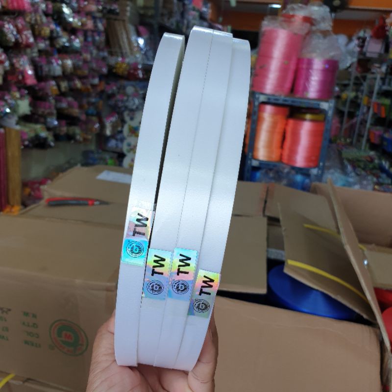 ริบบิ้นเนื้อทราย ตรา TW #2 มีหลายสีให้เลือก by ร้านดินสอกับเส้นไหม ...