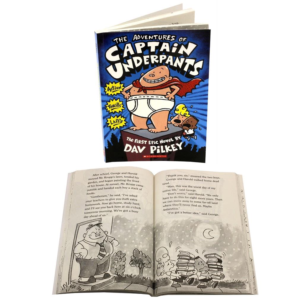 12 Books/set The Gigantic Collection Captain Underpants Comic Book for ...