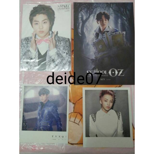 [ใหม่] Tvxq Uknow Yunho shine Key EXO Xiumin โปสการ์ดโพลารอยด์ | Shopee ...