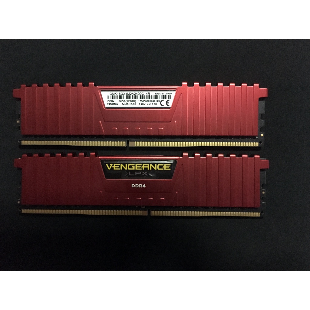 DDR4(2400) 16GB (8GBX2) Corsair Vengeance LPX (Red) | Shopee Thailand