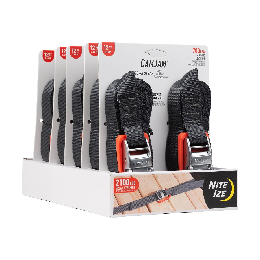 Nite Ize Camjam Tie Down Strap 2 pk (แพ็ค 2 ชิ้น) สายรัดพร้อมหัวเข็มขัด ...