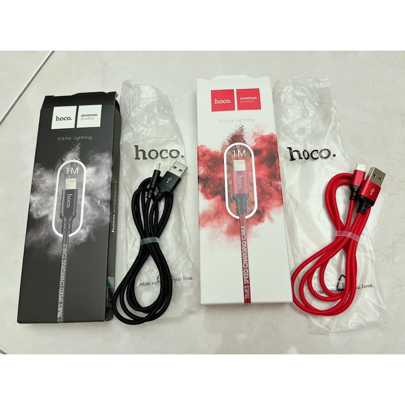 HOCO สายชาร์จ 14x Speed Charging -1M/2M | Shopee Thailand