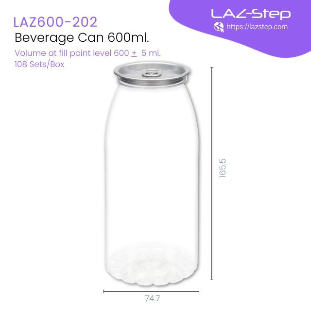 LAZ-Step ชุดตัวอย่าง SAMPLE - กระป๋องเครื่องดื่ม ชานม น้ำผลไม้ PET ...