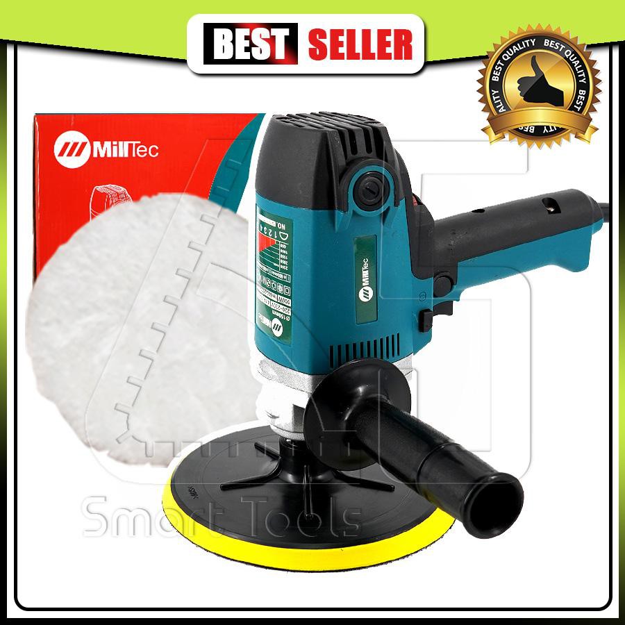 MillTec เครื่องขัดสีรถยนต์ ขนาด 7 นิ้ว 900W ปรับรอบได้ 5 ระดับ เหมาะสำหรับขัดสี/ขัดเงารถยนต์/ขัด ...