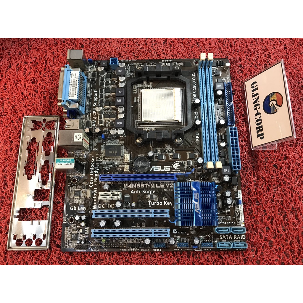 AM3 MAINBOARD ASUS RAM 2 SLOT mATX - หลายรุ่น / M4N68T-M / | Shopee ...