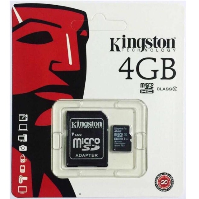 Kingston เมมโมรี่การ์ด Micro sd card Memory Card 4G | Shopee Thailand
