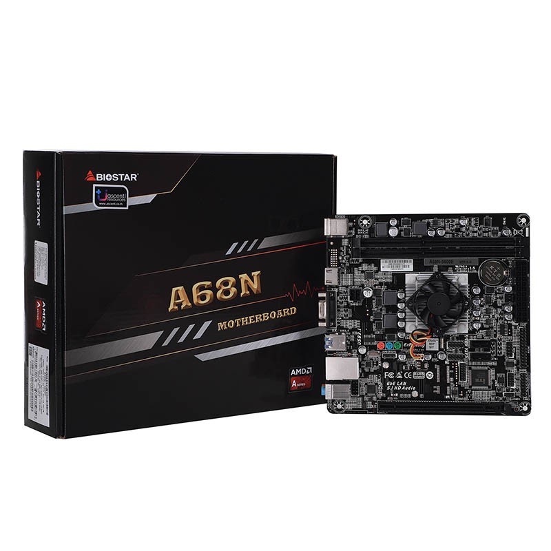 MAINBOARD BIOSTAR A68N-5600E + CPU AMD A4-3350B (QUAD-CORE2.0) | Shopee ...
