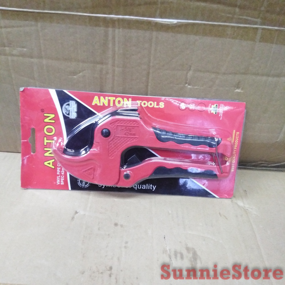 ANTON กรรไกรตัดท่อ พีวีซี 42 มิลลิเมตร คีมตัดท่อพีวีซี PVC PIPE CUTTER ...
