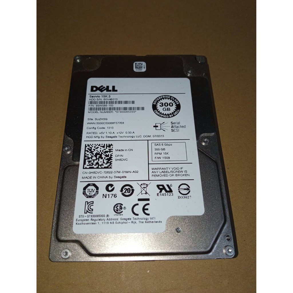 Dell SAS 600 GB 1.2 TB 2.5" 15K HDD ฮาร์ดดิส Harddisk 1.8 TB 1TB 2TB ...