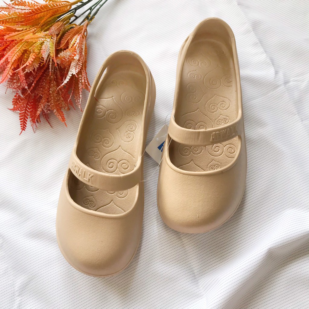 as รองเท้าคัทชู ABwalk รุ่นAB1008W เบา สบาย แห้งง่าย | Shopee Thailand